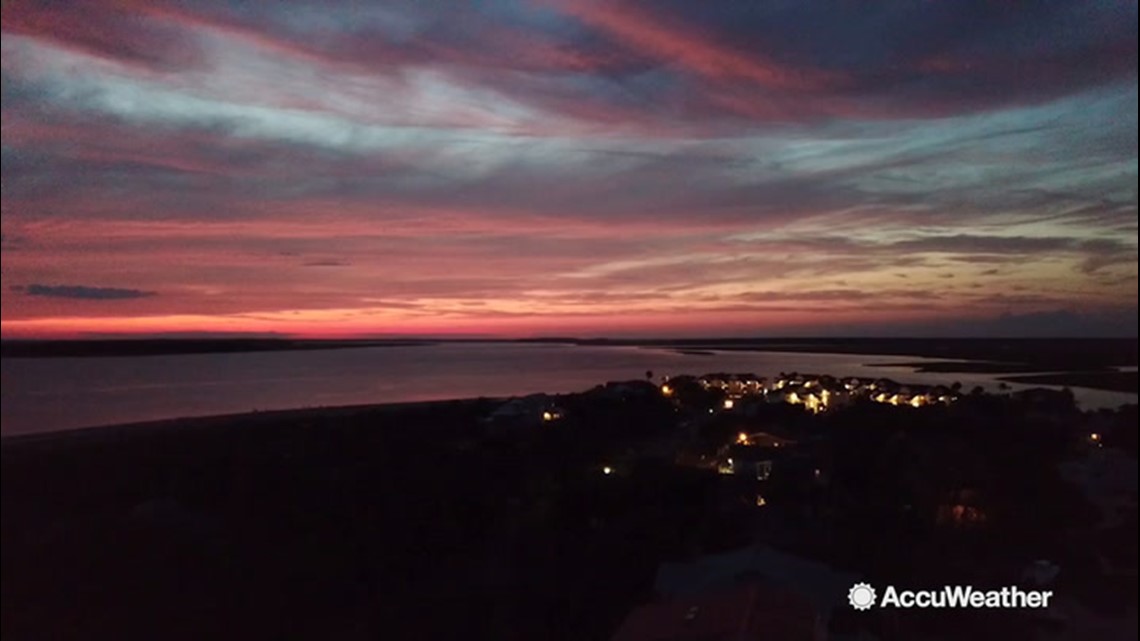 Relax and watch this absolutely stunning view of the sunset | wusa9.com