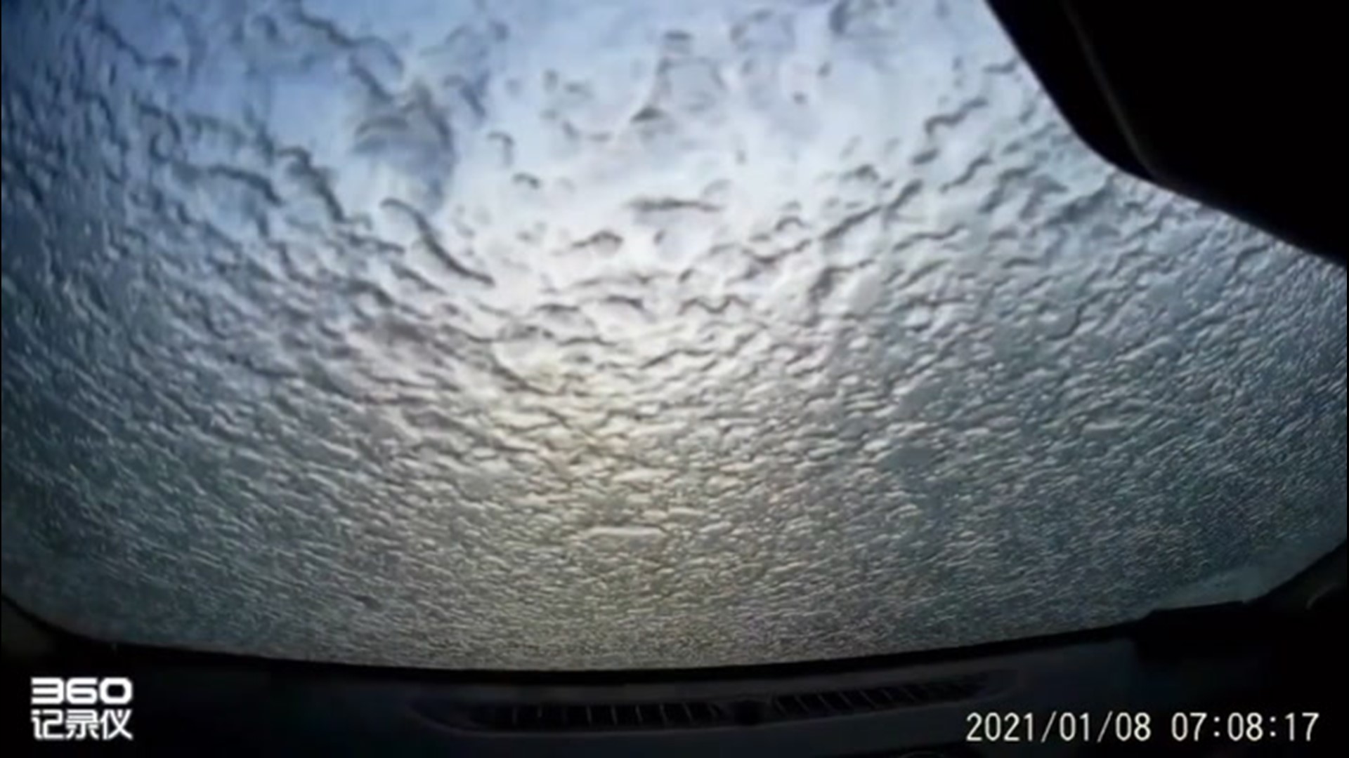 Frozen Car Window