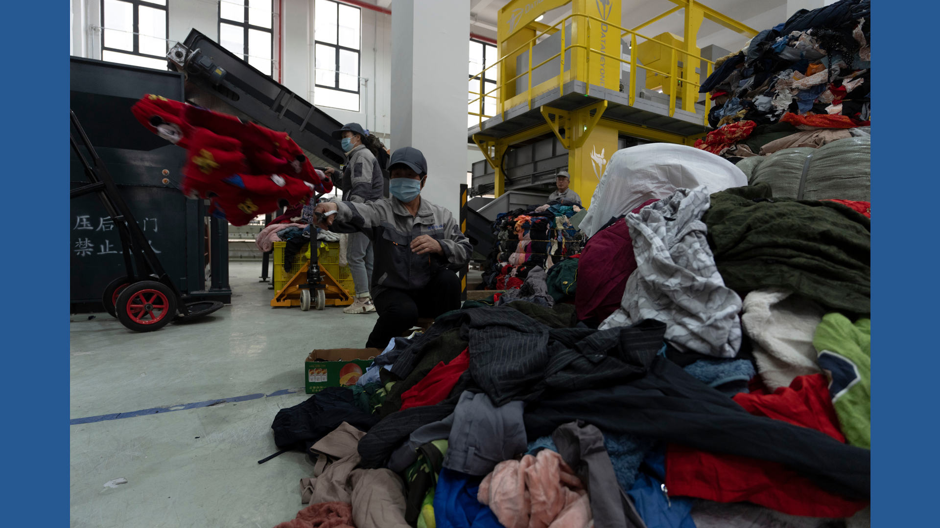 AI machine sorts clothes faster than humans to boost textile recycling ...