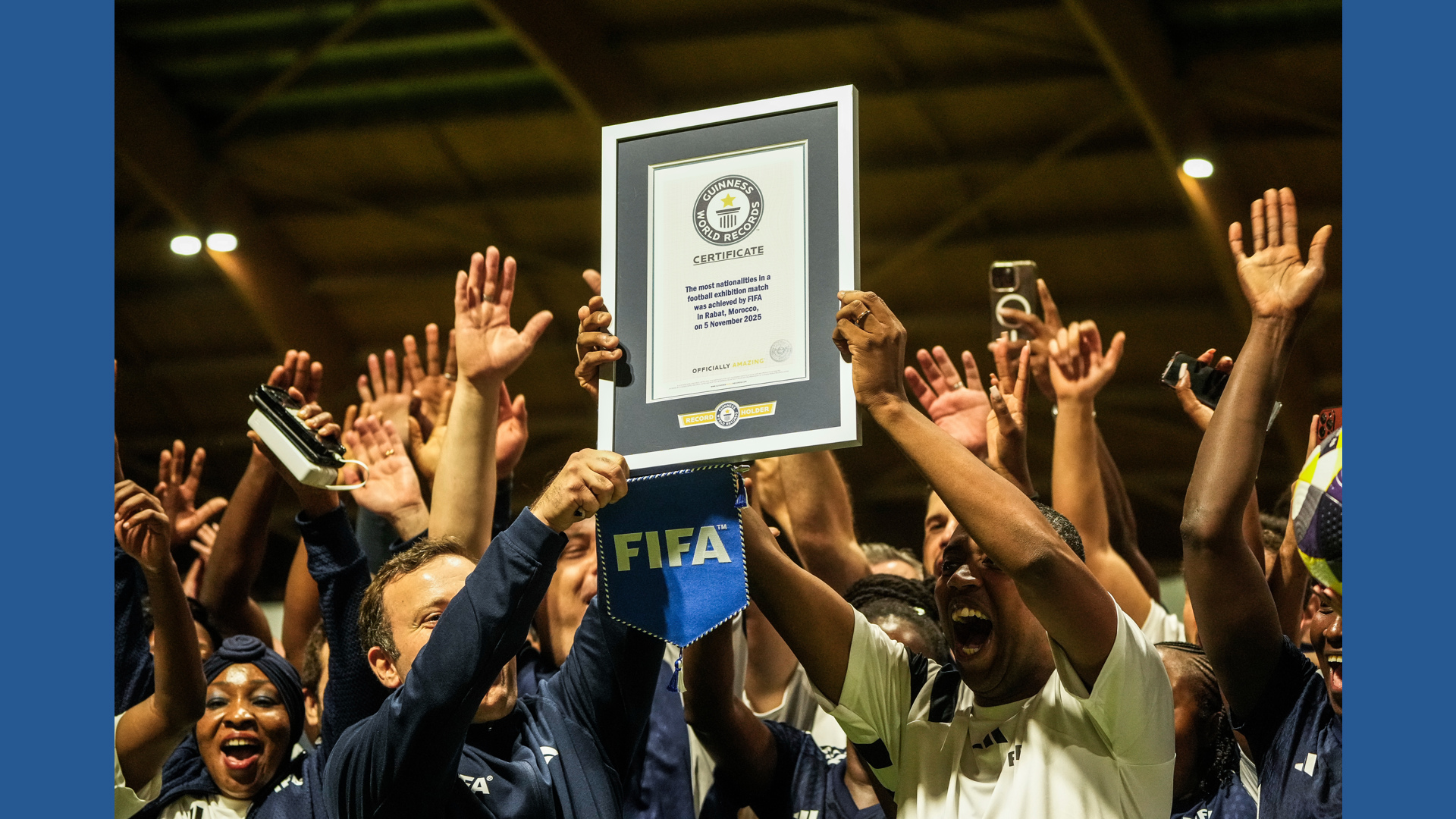 FIFA co-workers break Guinness World Record for most multinational ...