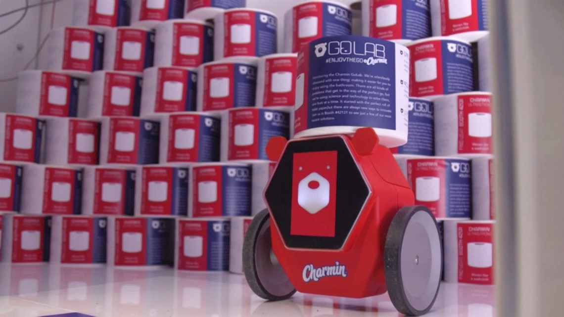 Charmin's toilet paper robot will bring you a new roll | wusa9.com