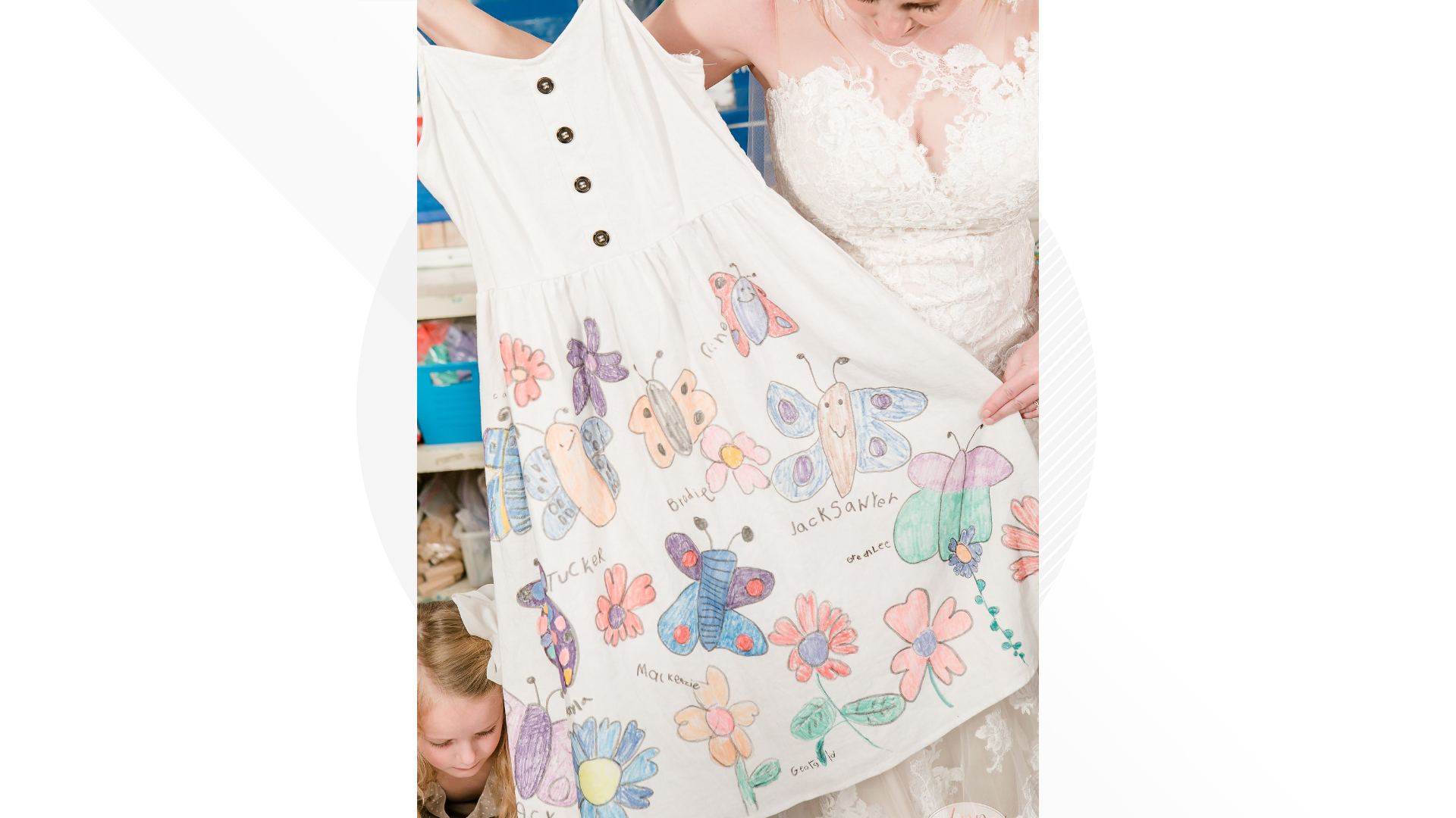 Teacher takes adorable wedding photos with kindergarteners | wusa9.com
