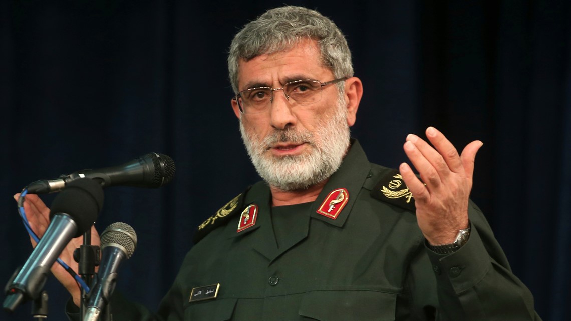 Iranian general steps out after Soleimani's death to lead | wusa9.com