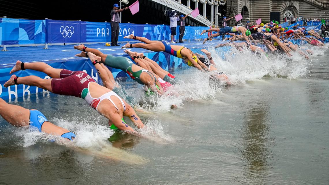 Olympics triathlon have swimming portion in Seine River | wusa9.com