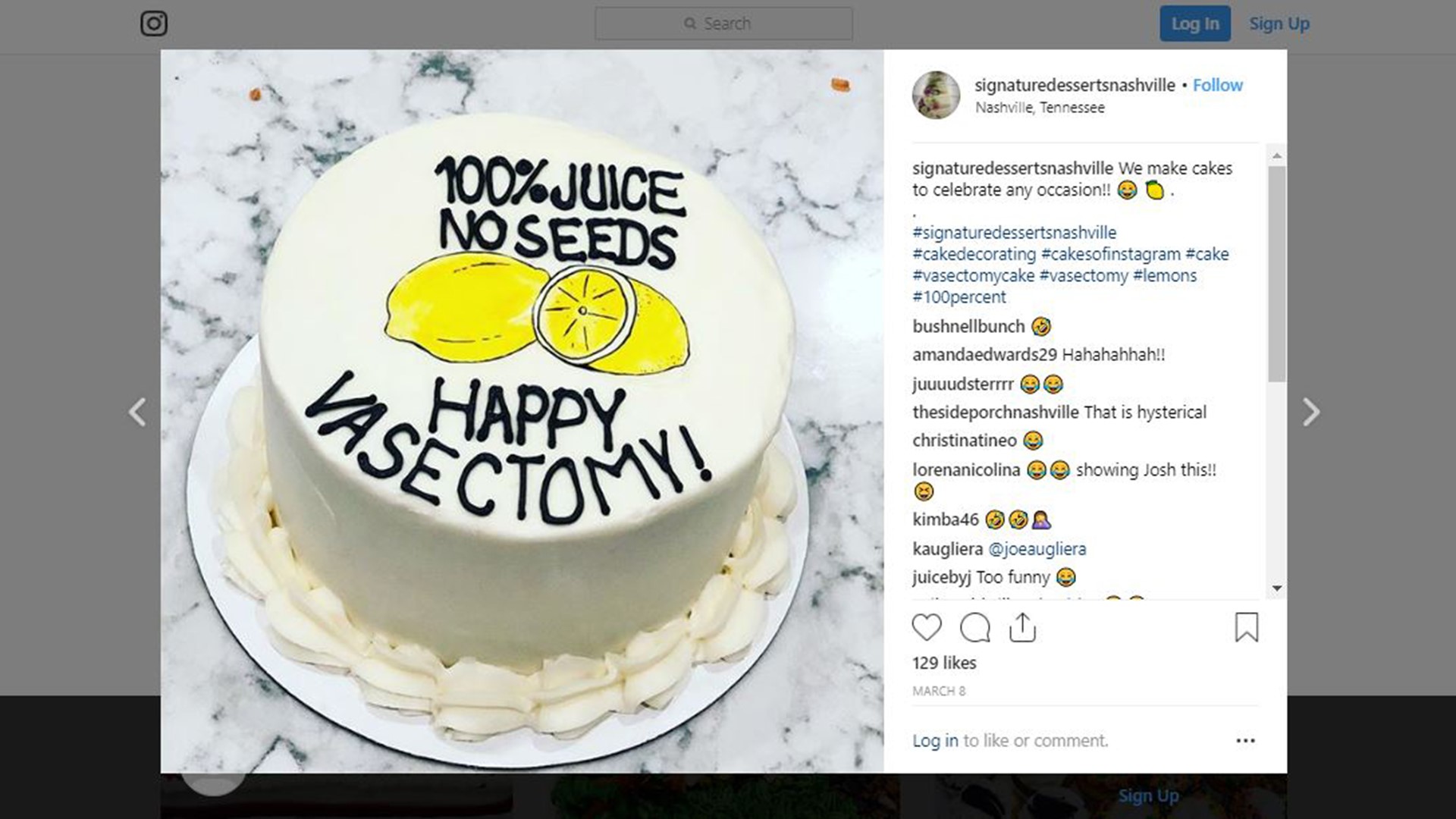 'Happy Vasectomy!' Creative cake celebrates the snip | wusa9.com