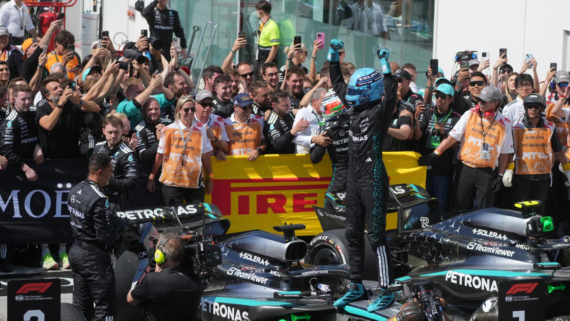 F1 Canadian Grand Prix race highlights: Mercedes double podium | wusa9.com