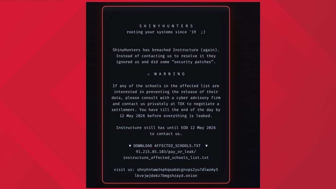 Canvas back online after system hack. Here's what happened | wusa9.com