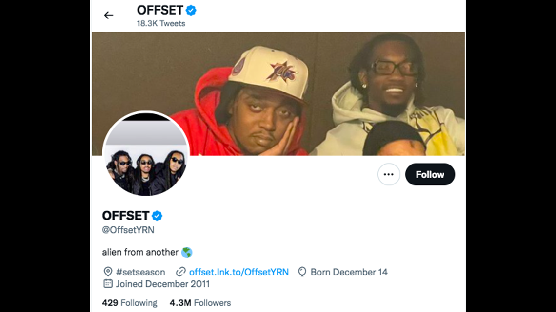 Offset Changes His Profile Picture to One of Takeoff After His Death | wusa9.com