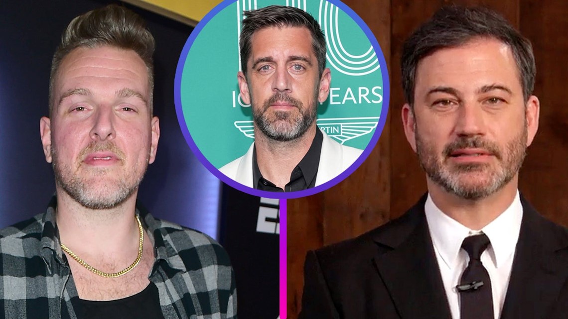 Pat McAfee Apologizes to Jimmy Kimmel After Aaron Rodgers' Jeffrey ...