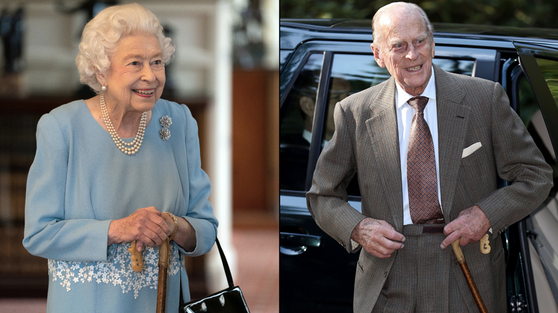 Queen Elizabeth Uses Late Husband Prince Philip's Cane at Official ...