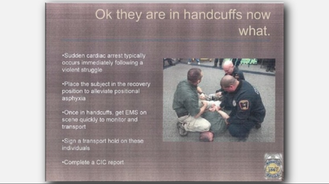 MPD training shows neck restraint similar to that used on Floyd | wusa9.com