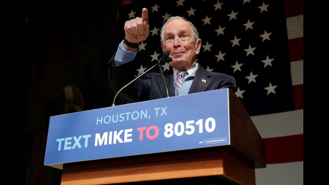 How much did Mike Bloomberg spend for the delegates he won? | wusa9.com