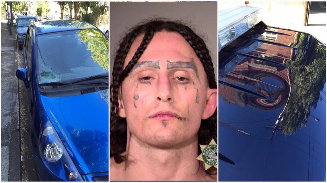 Face-licking, car-denting suspect arrested in Portland | wusa9.com