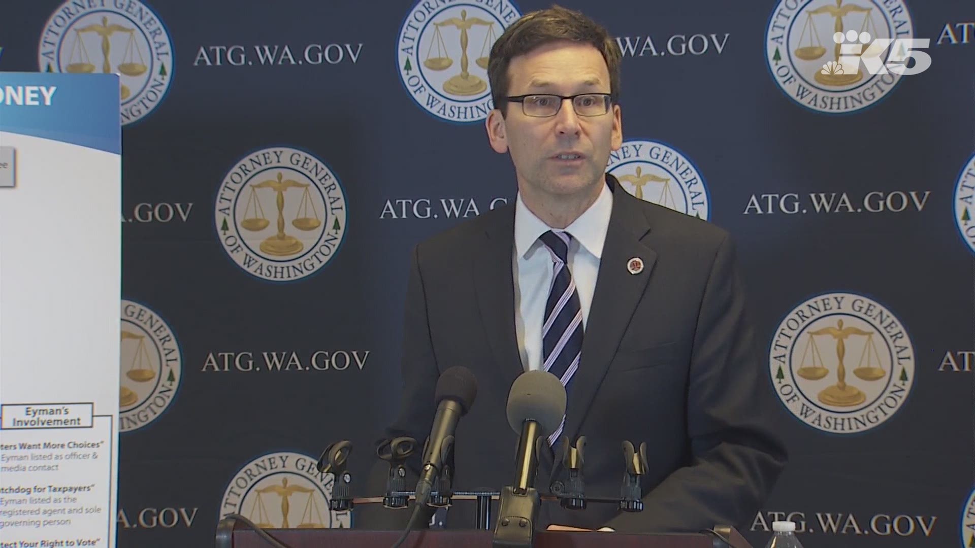 Tim Eyman sued by state over alleged campaign finance violations ...