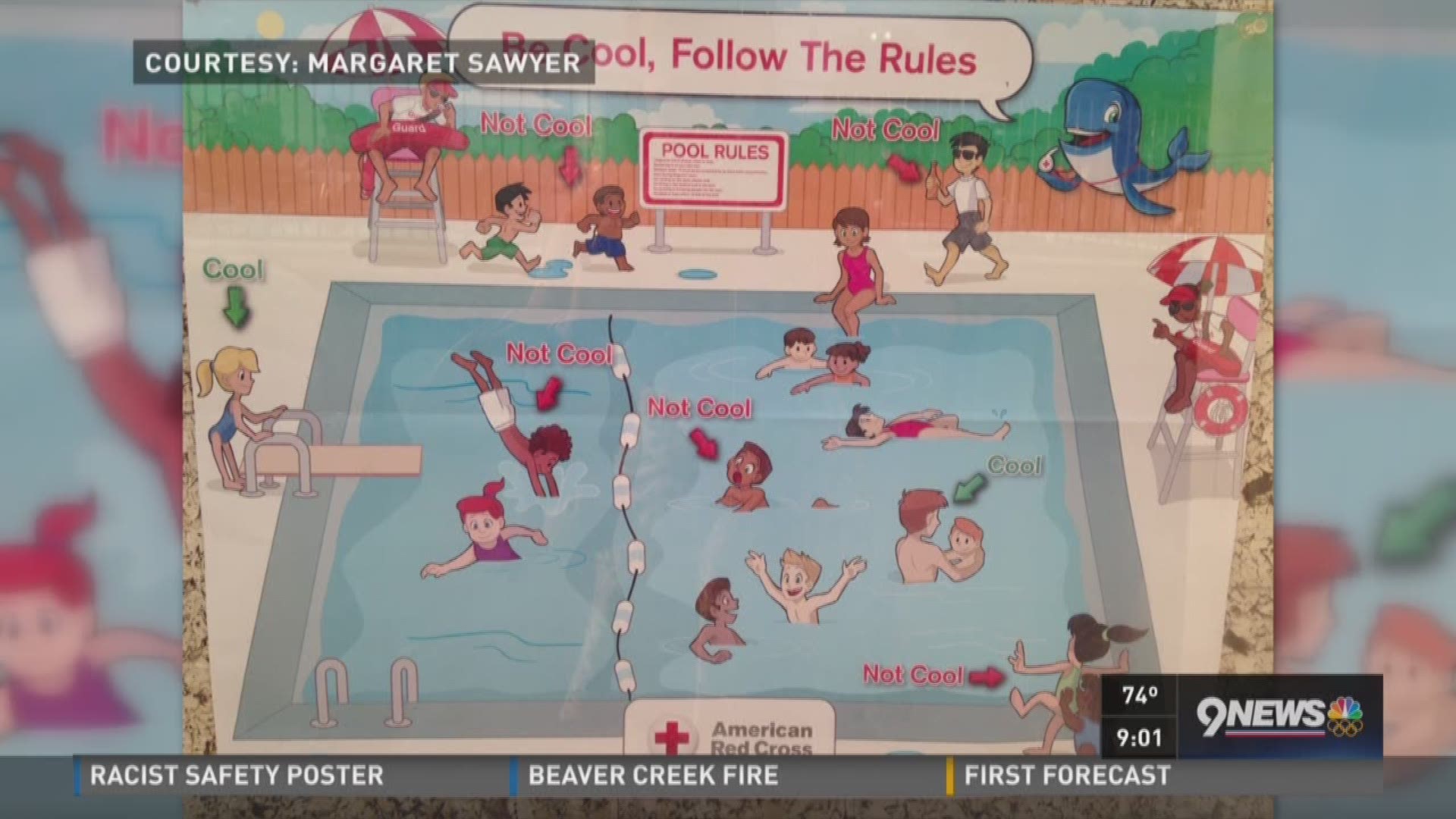 Red Cross pool safety poster called racist | wusa9.com