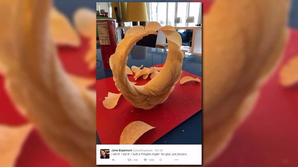 The Pringles 'ringle' cares not for your gravity | wusa9.com