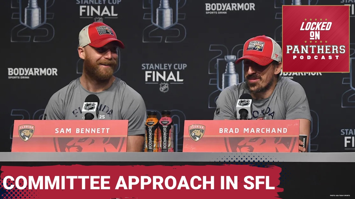 COMMITTEE APPROACH! Bennett and Marchand looked very comfortable ...