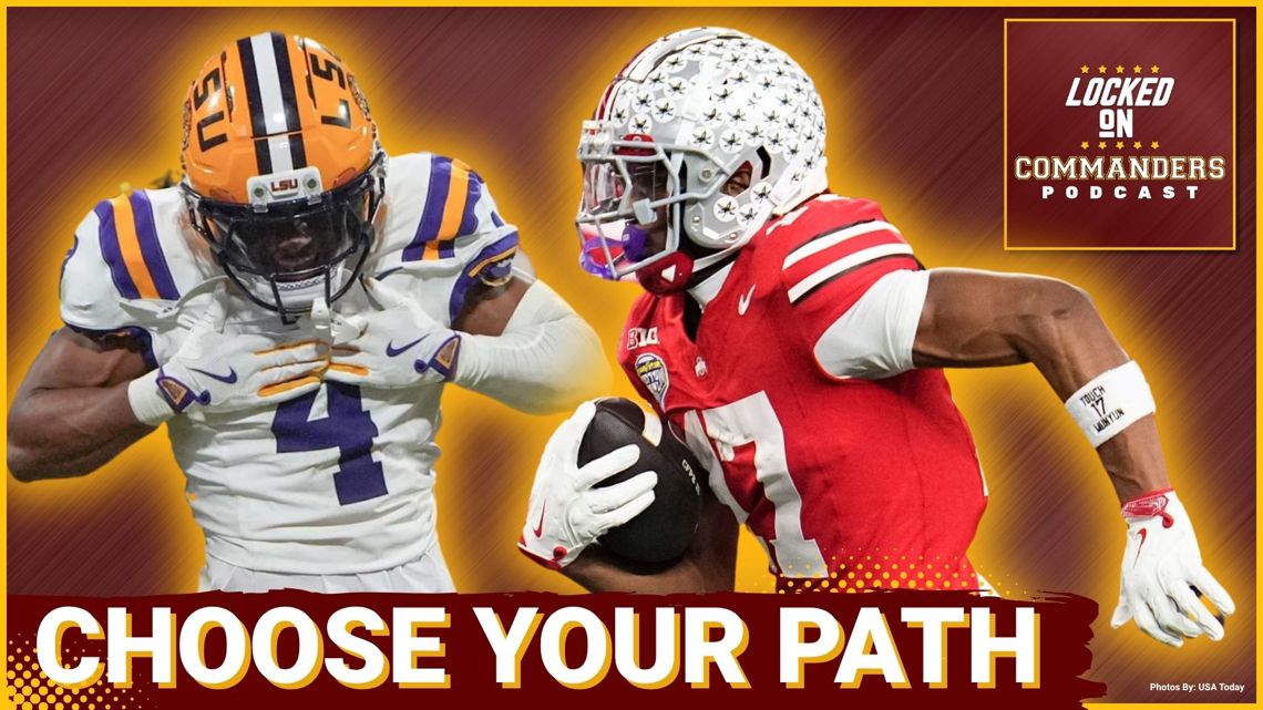 LIVE Commanders Mock Draft: Testing The Ultimate WR & CB Big Boards ...