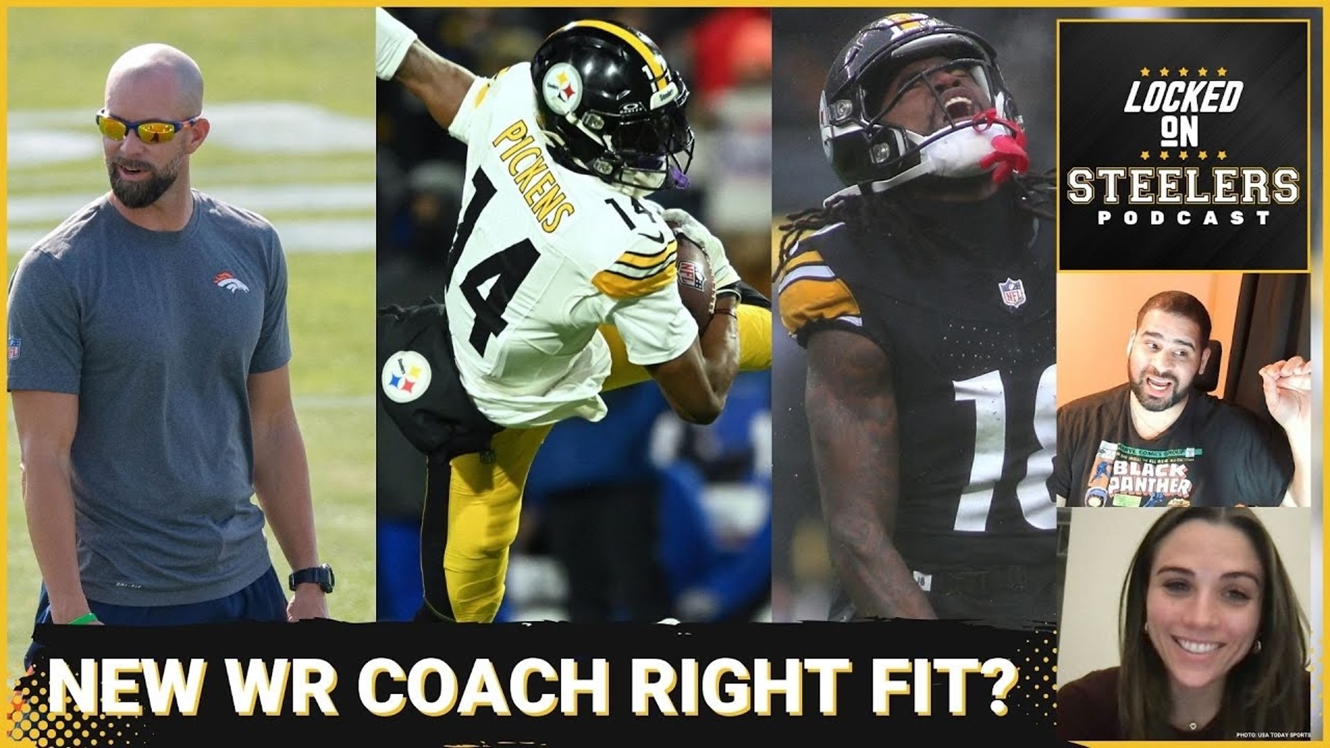 Steelers' New WR Coach Zach Azzanni the Right Fit for George Pickens ...