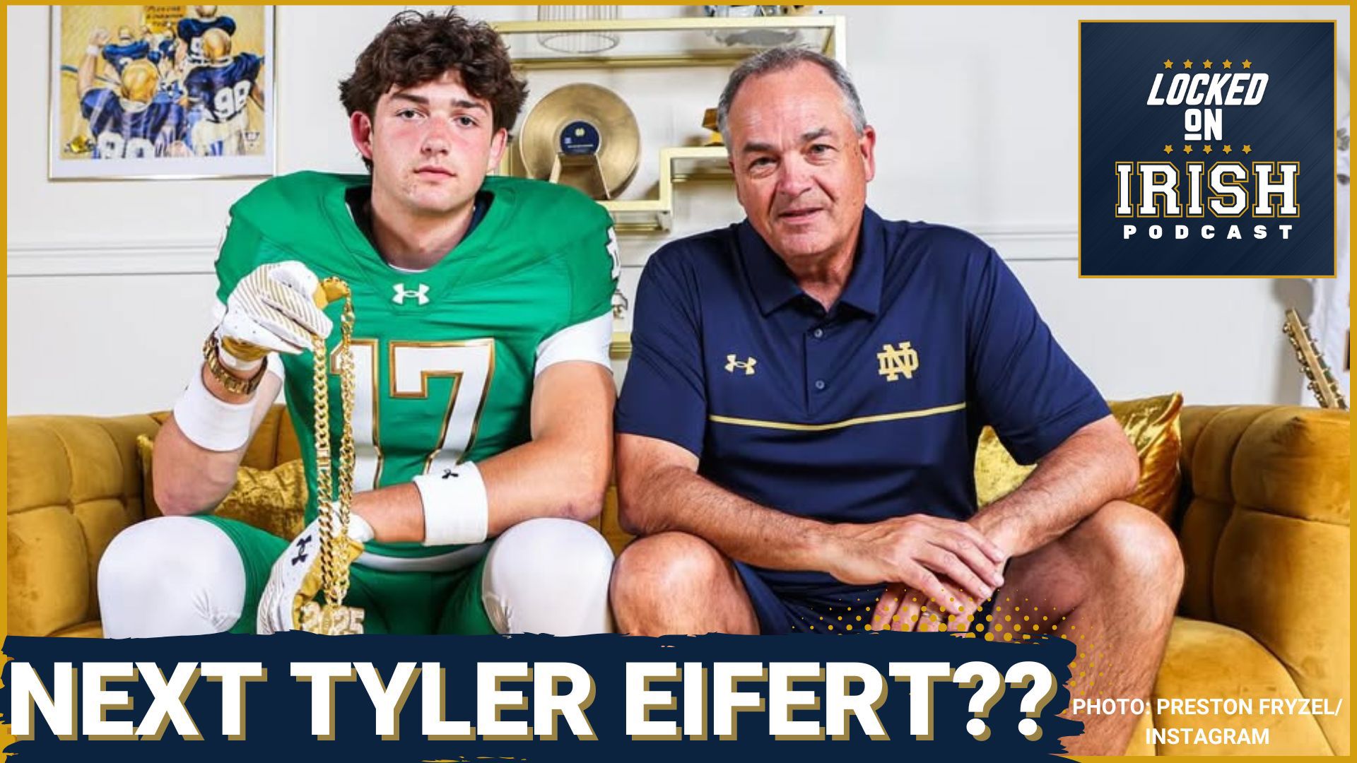 Notre Dame STRIKES Again! Rising TE Preston Fryzel Commits, Plus MAJOR ...
