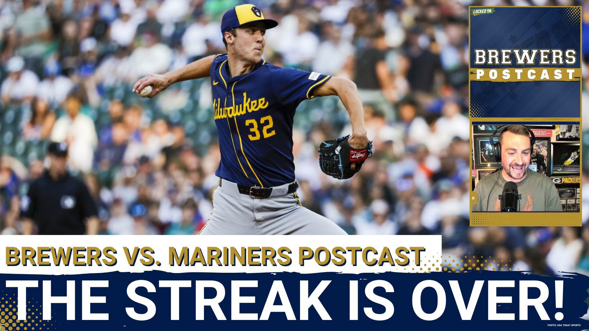 BREWERS POSTCAST: Brewers’ 11-Game Win Streak Snapped in Seattle | 1-0 ...