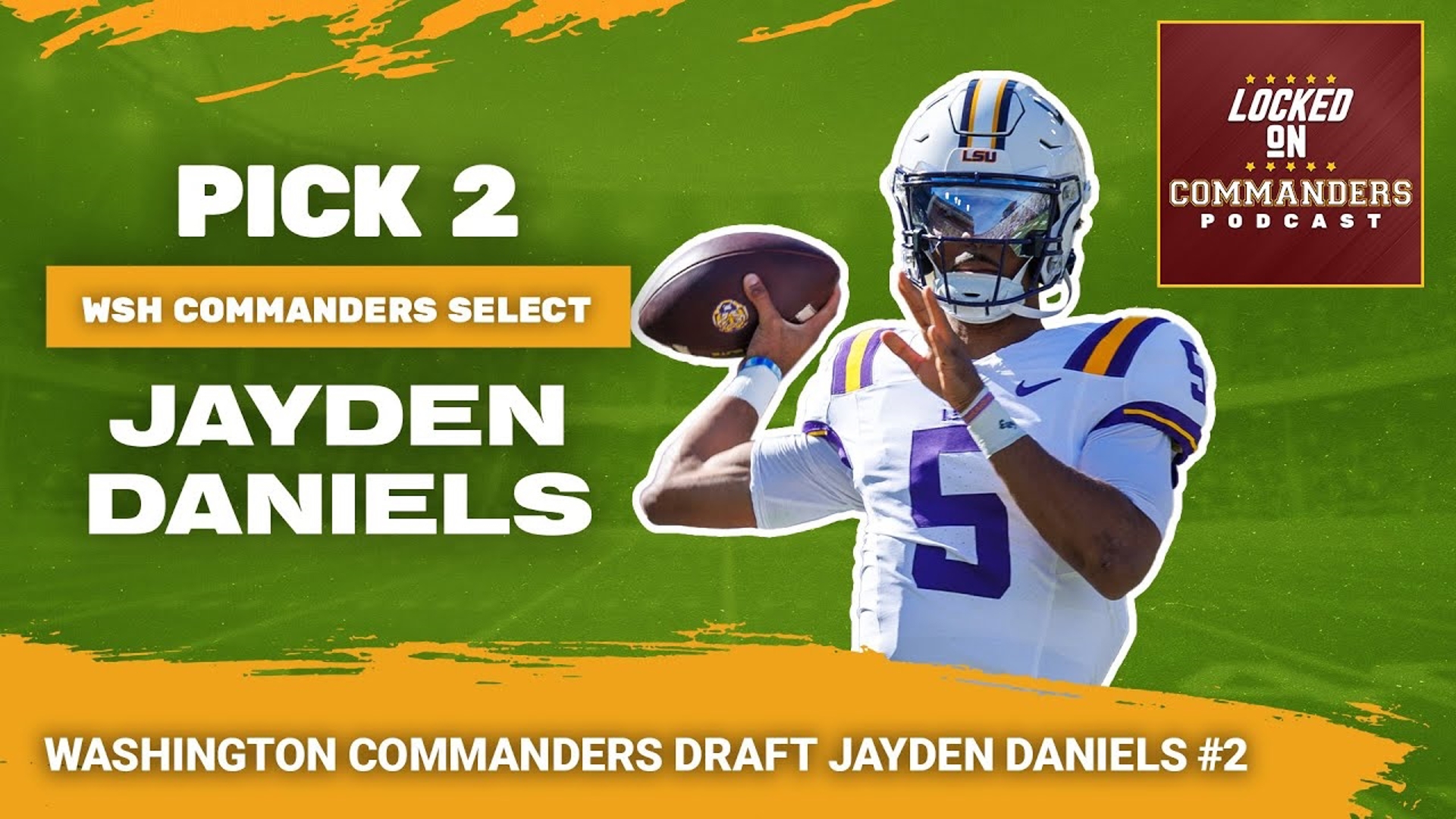 Washington Commanders Pick Jayden Daniels | 2024 NFL Draft Coverage | wusa9.com
