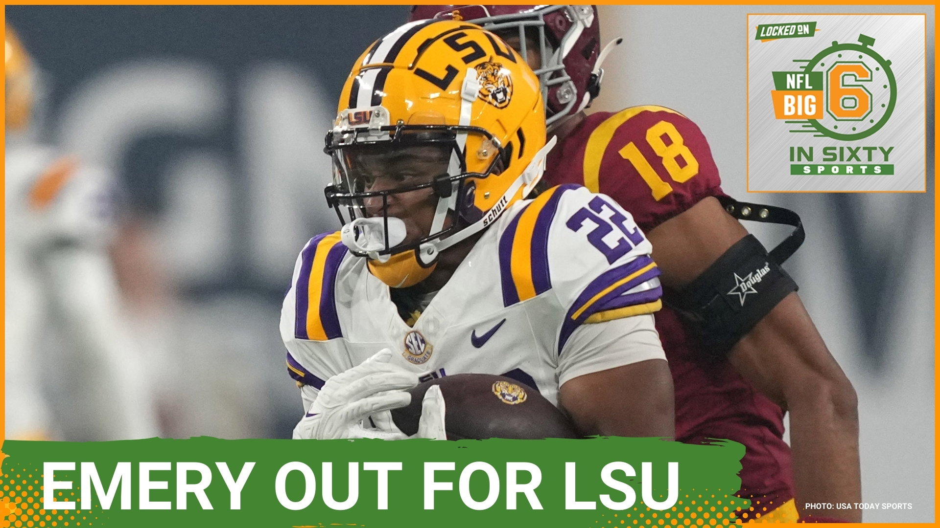 LSU Loses Its Running Back For the Season | The Big 6 in 60 College ...