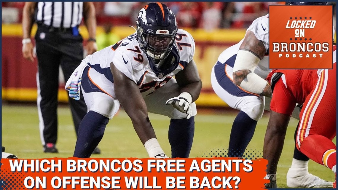 Which Denver Broncos free agents on offense will be back in 2024 ...