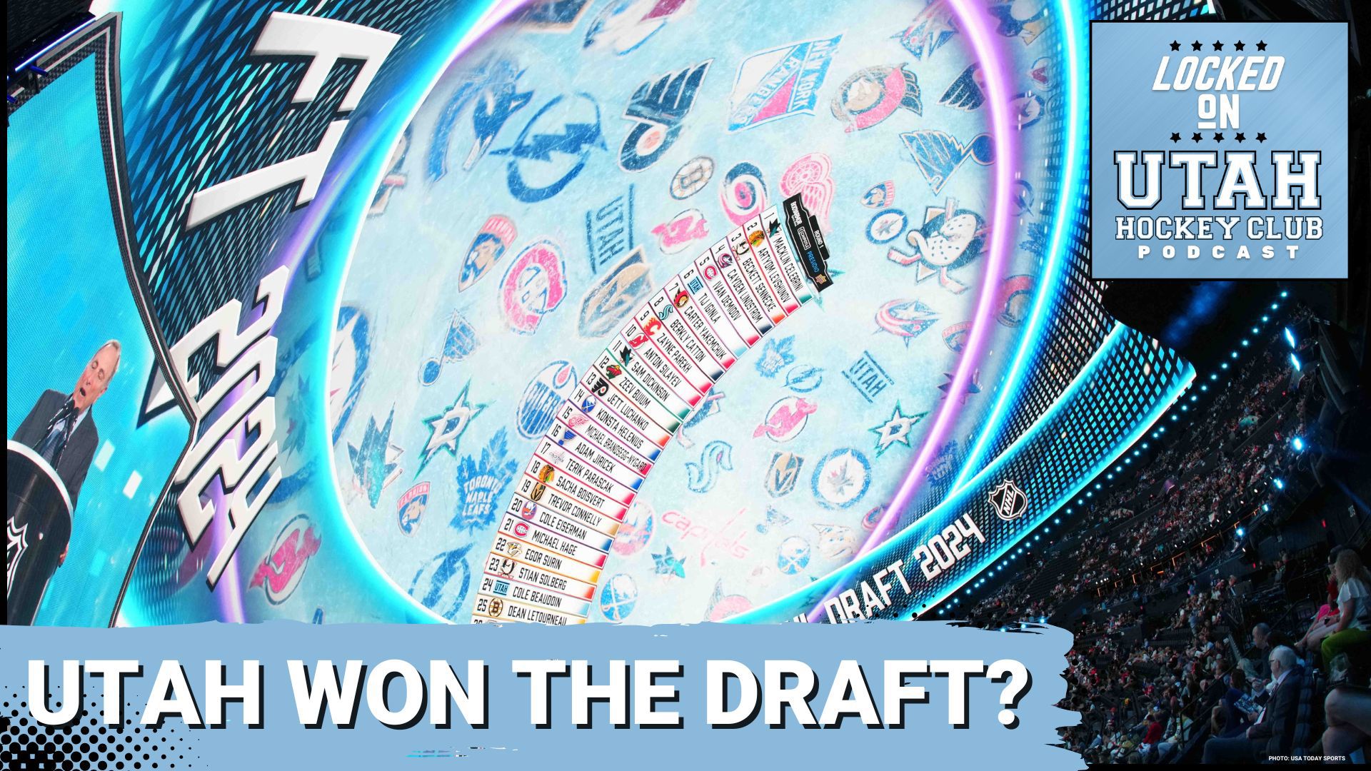 Emergency Pod! Utah Hockey Club wins the 2025 NHL Entry Draft Lottery ...