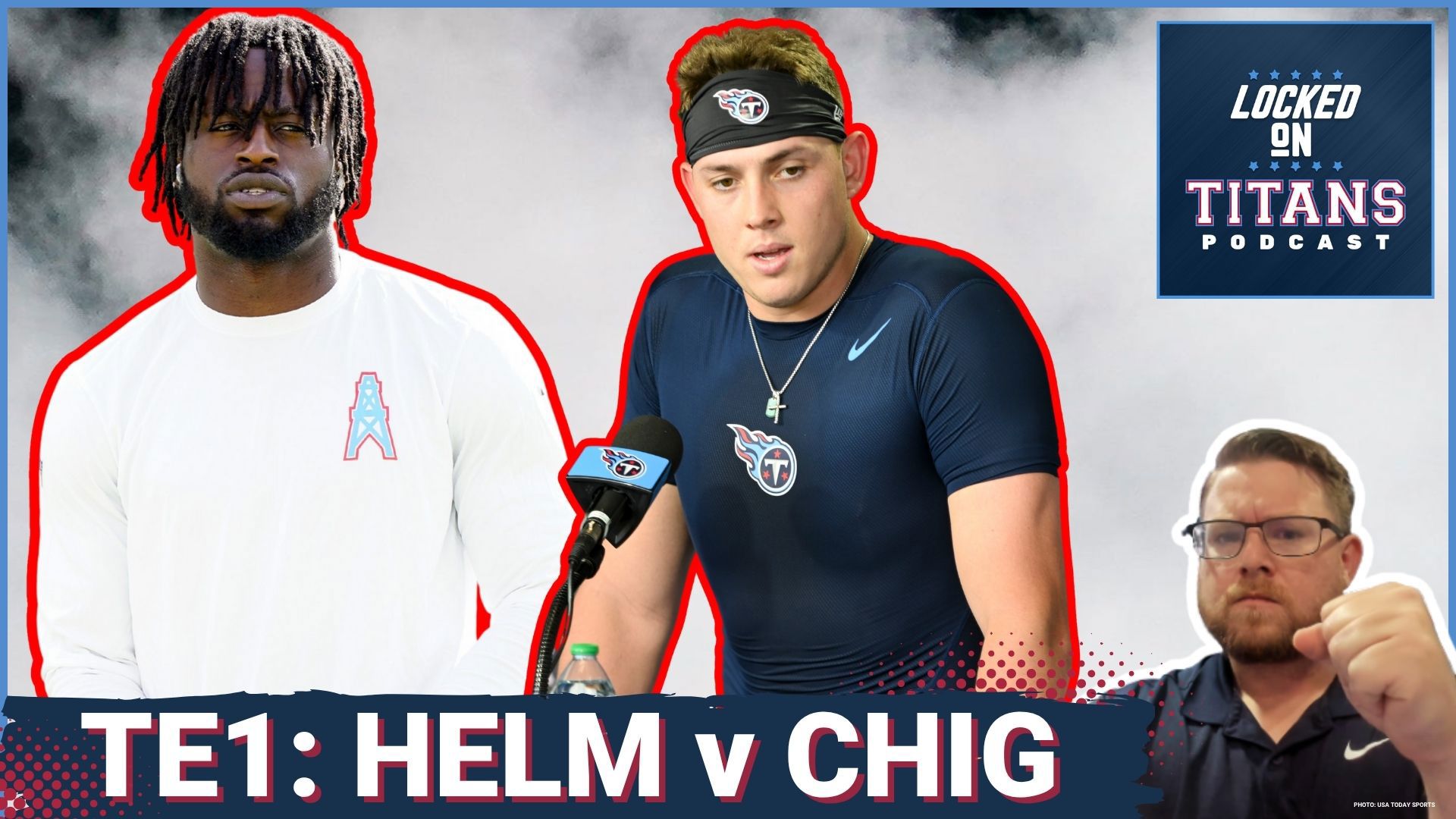 Tennessee Titans BATTLE FOR TE1: Chig Okonkwo v Gunnar Helm, Whyle ...