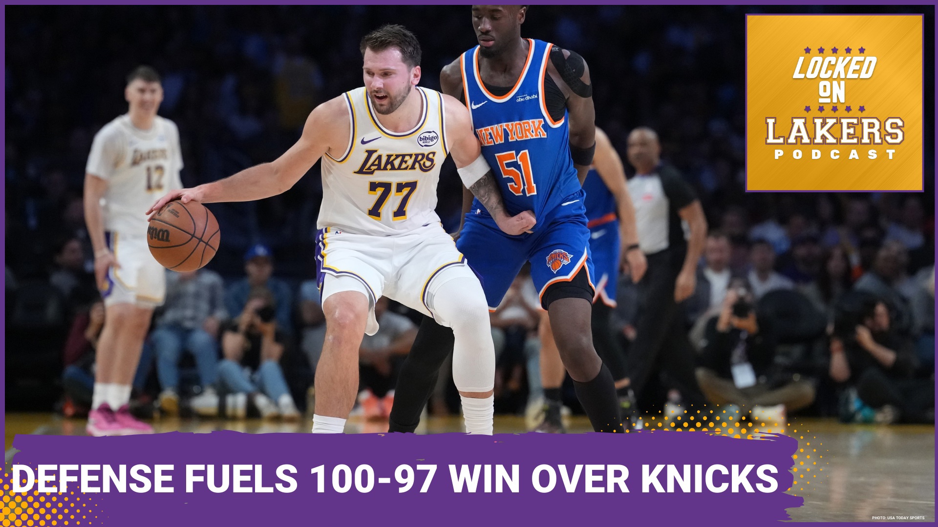Lakers Defense Fuels 110-97 Win Over New York, Luka Dončić Scores 35 ...