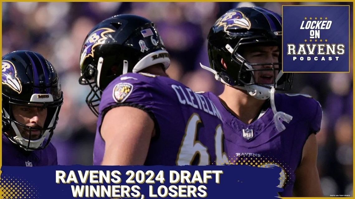 Baltimore Ravens' biggest winners, losers from 2024 NFL draft | wusa9.com