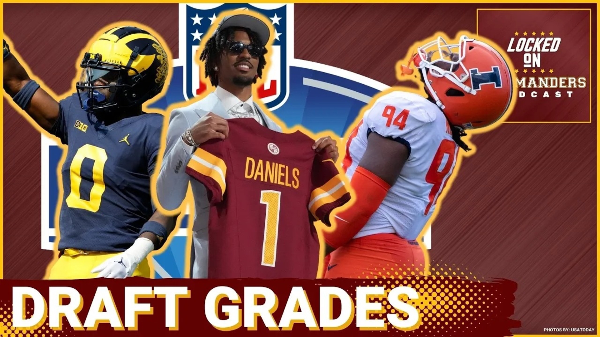 Washington Commanders NFL Draft Grades | Jayden Daniels Grade | Class Evaluation | What Would ...