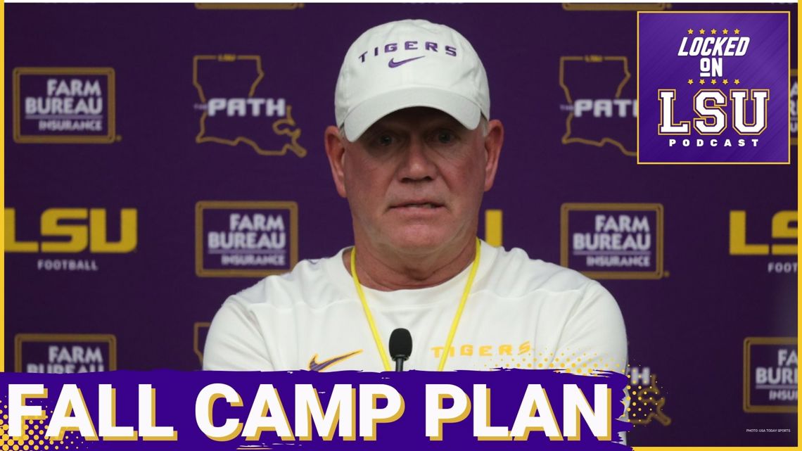 LSU Camp Day 1: Brian Kelly Reveals STARTER & Calls WR Room the DEEPEST ...