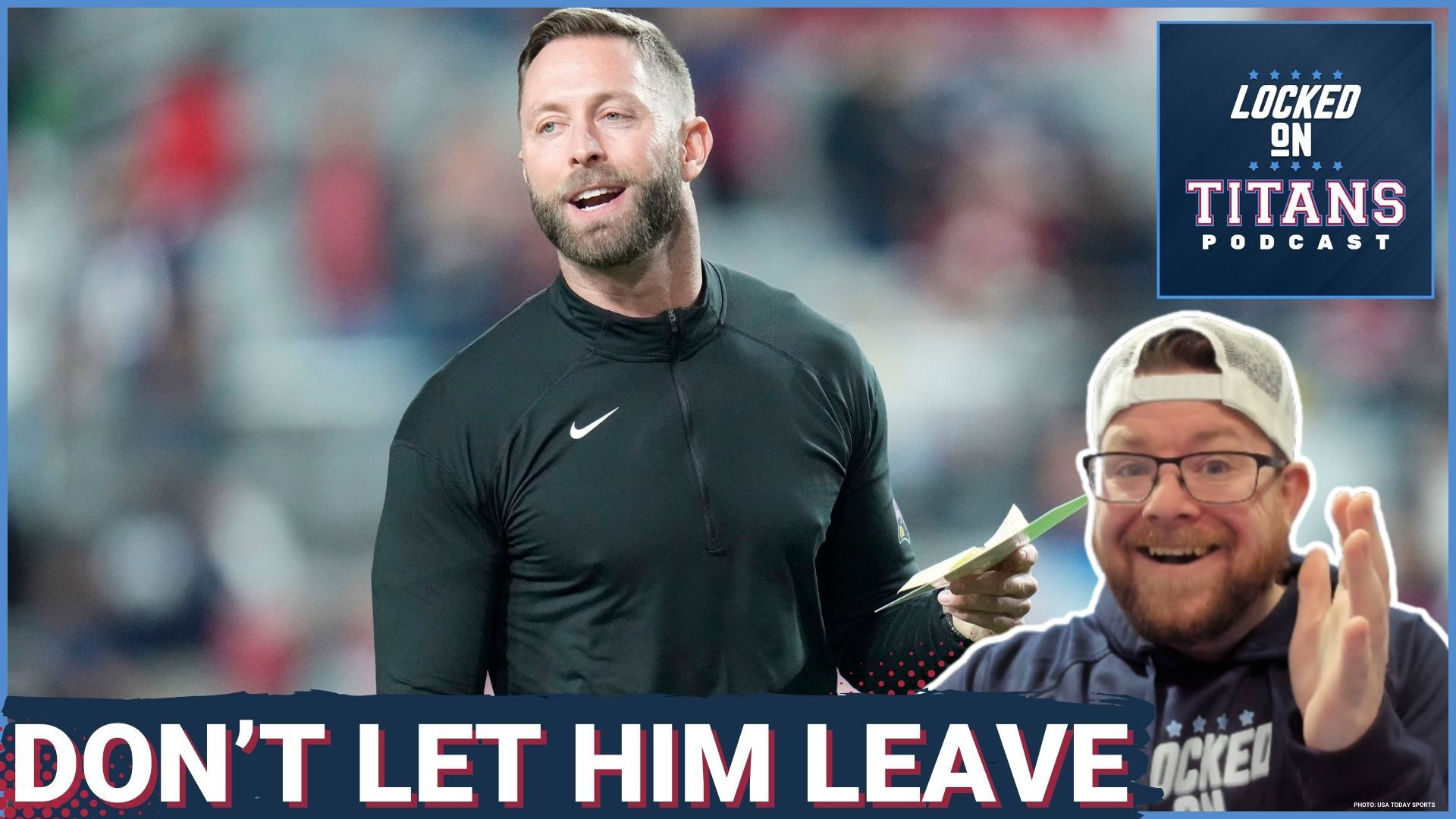 Tennessee Titans CAN'T LET KLIFF KINGSBURY LEAVE, Robert Saleh Mock ...