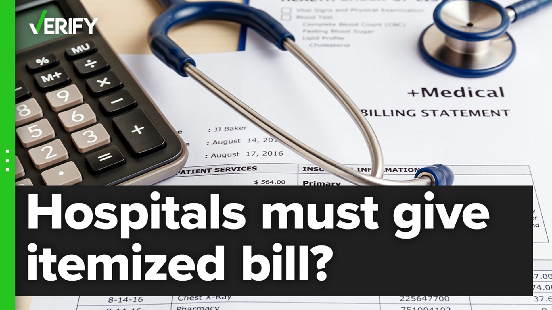 Many hospitals required to provide itemized bill upon request | wusa9.com