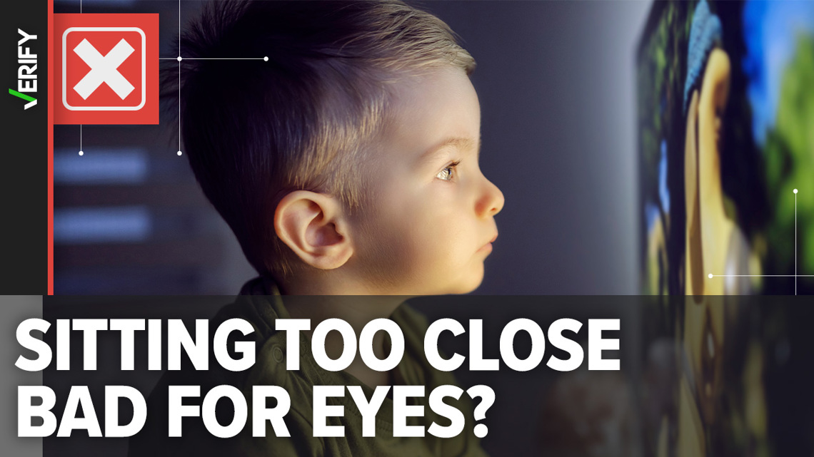 Your eyes won't get damaged if you sit too close to the TV | wusa9.com