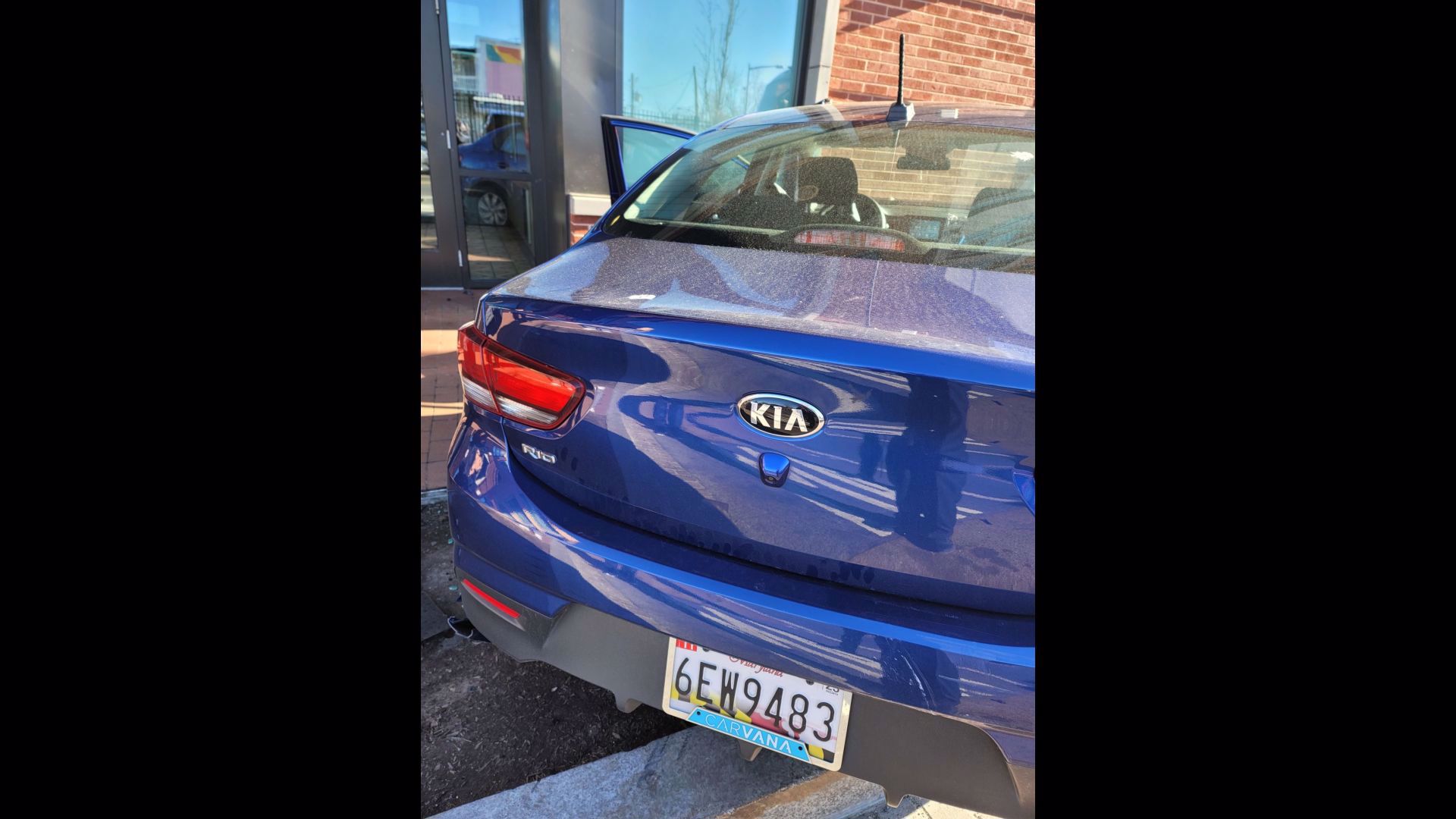 Kia left crashed on sidewalk believed stolen | wusa9.com