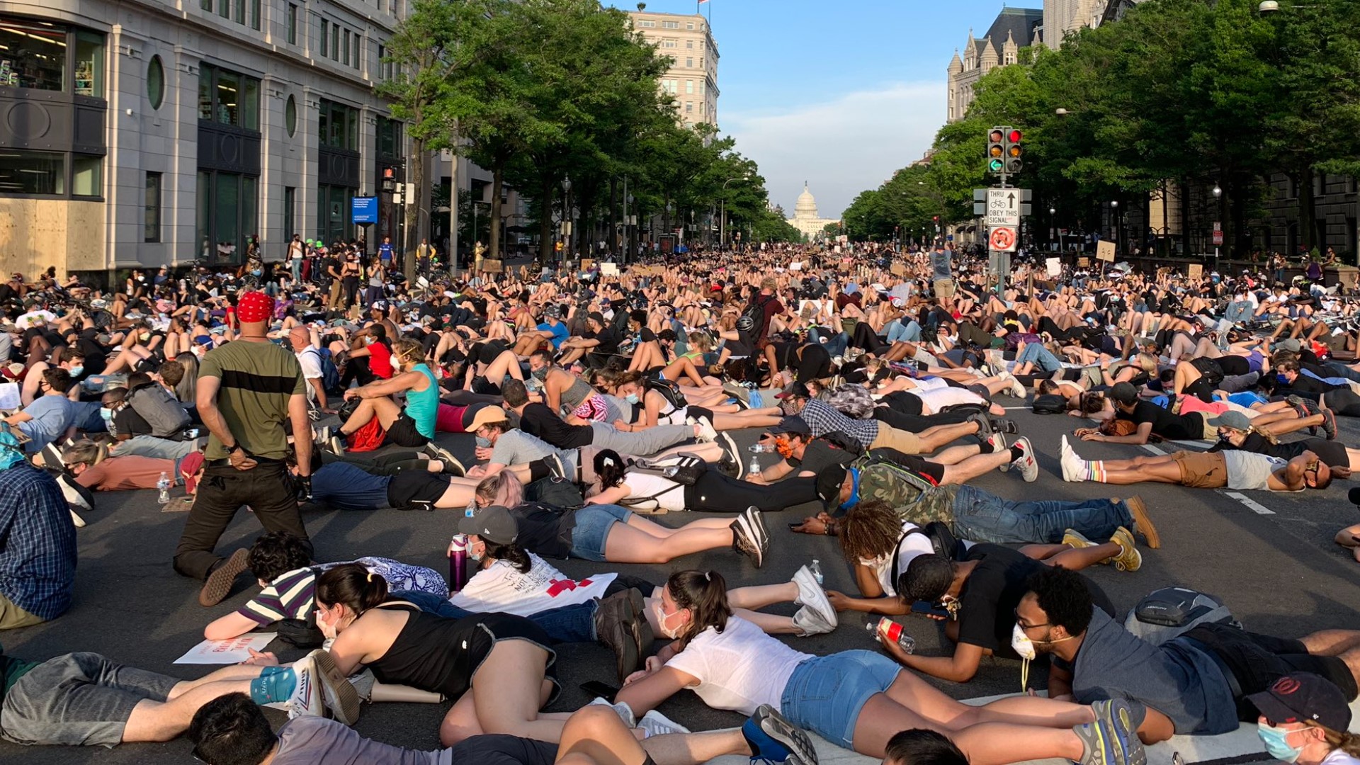 Washington DC protests: Naional Guard in District, National Mall ...