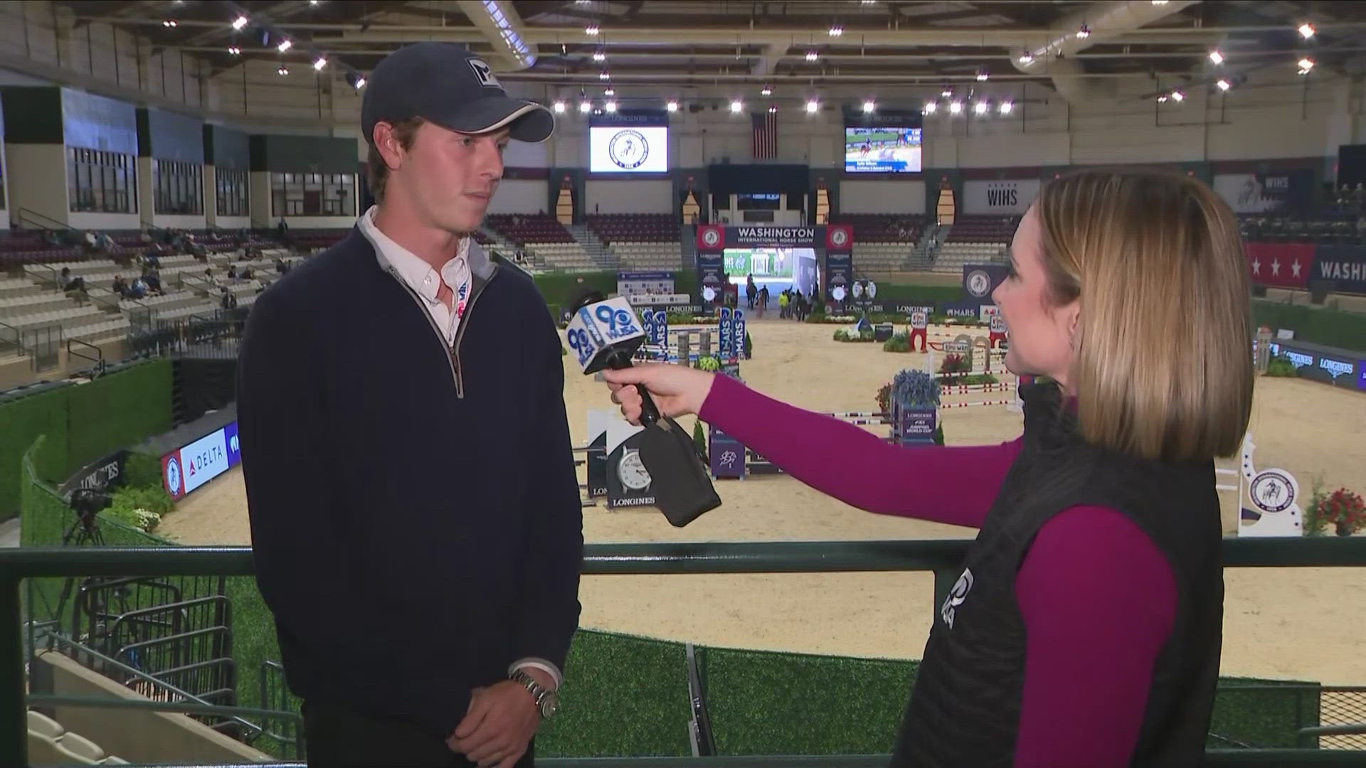 WUSA9 Meteorologist Kaitlyn McGrath talks to rider Brian Moggre | wusa9.com