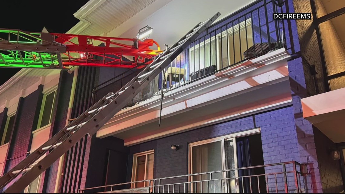 Multiple rescues from DC apartment building on fire | wusa9.com
