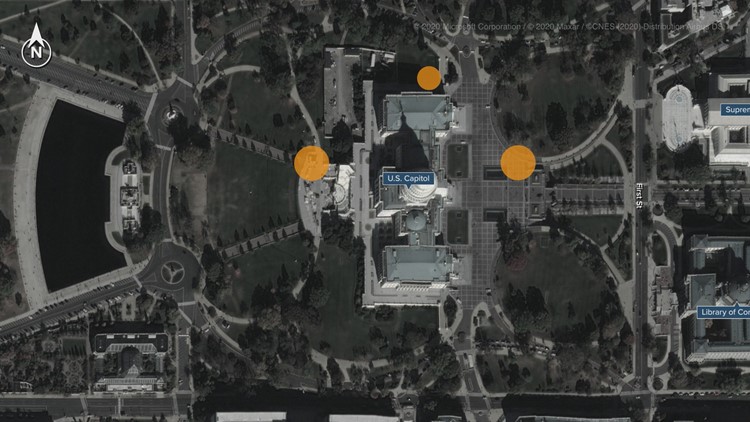 Timeline of Capitol riots, from Trump's speech to break in | wusa9.com