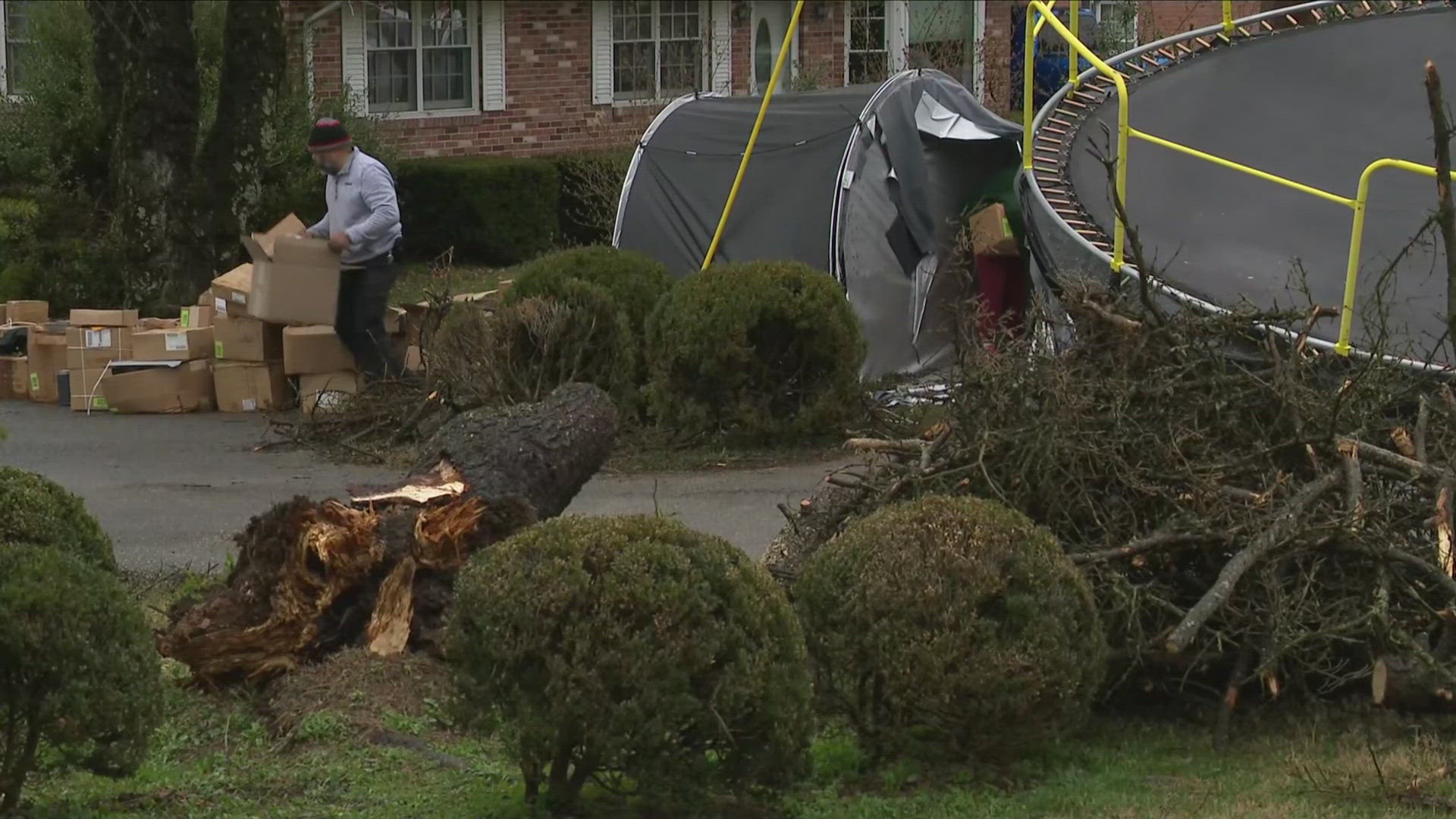 RECAP: Strong winds down trees, fly unsecured objects during tornado ...