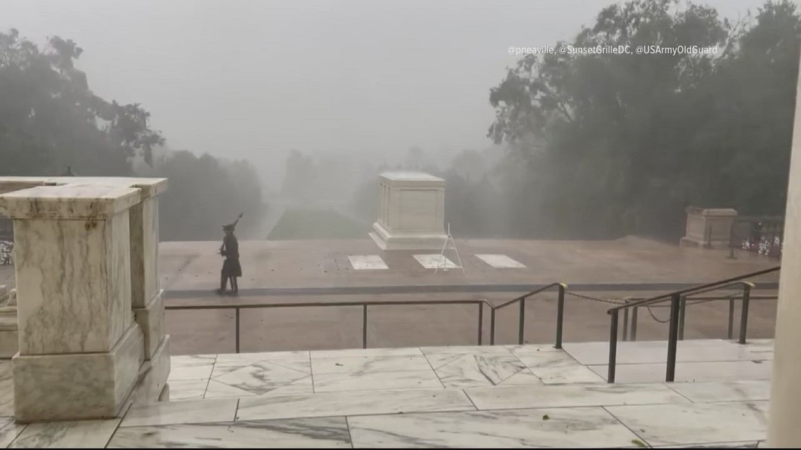 Guard at Tomb of Unknown Soldier at Arlington National Cemetery never ...