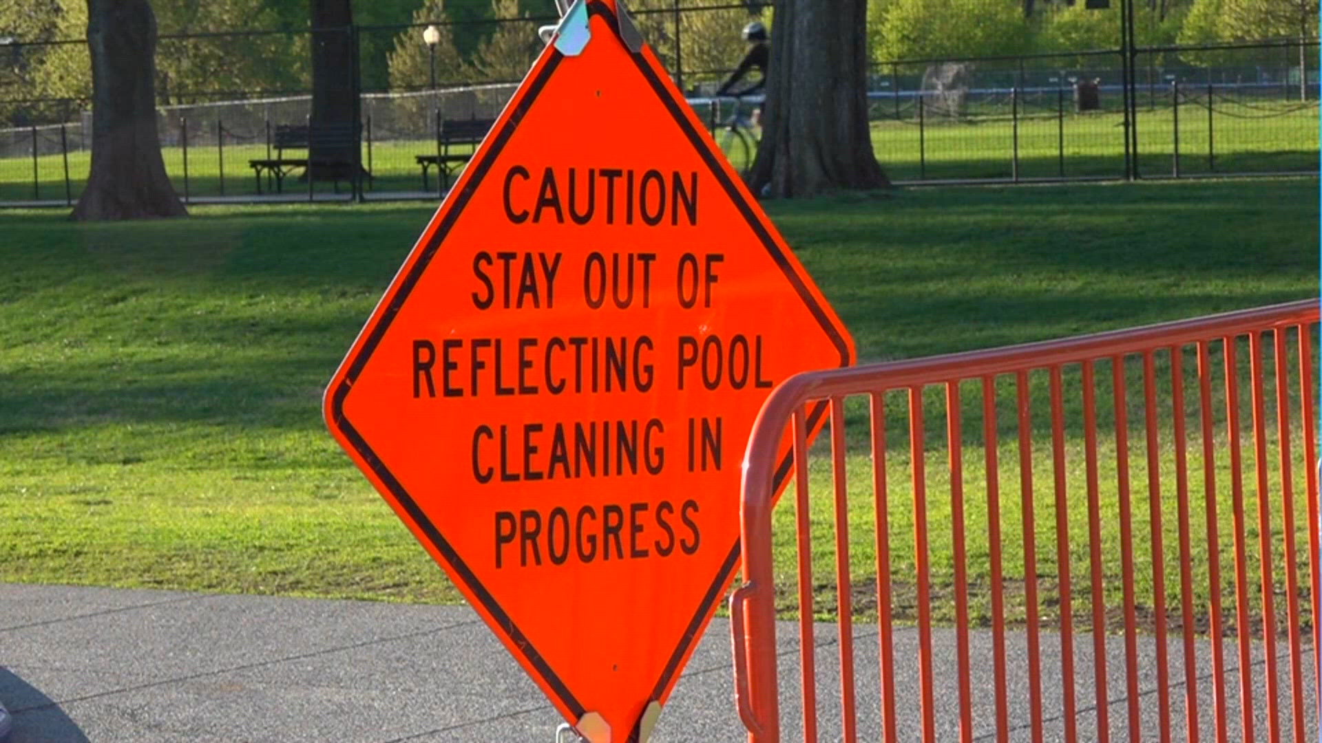 Workers are once again getting rid of a year's worth of goose poop at ...