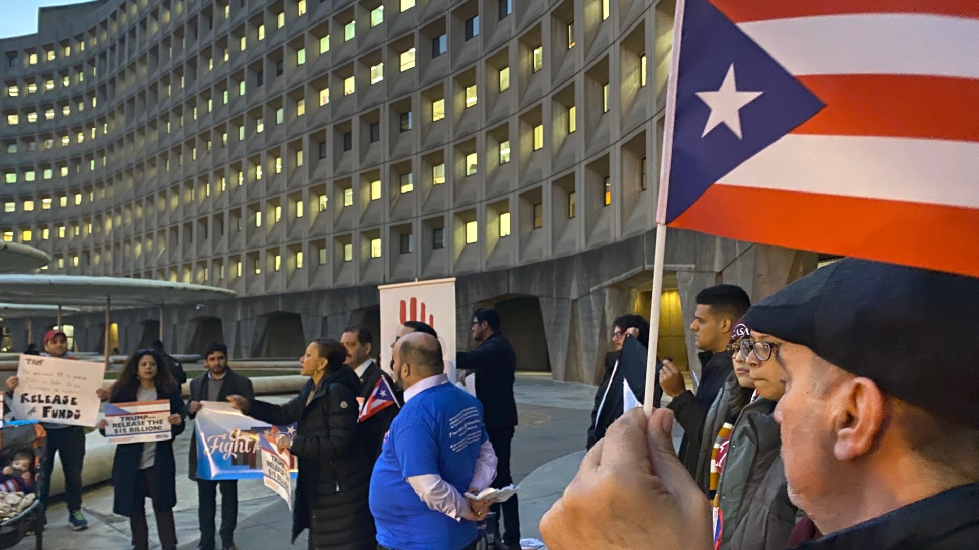 Puerto Ricans protest in DC, NYC and Philly over aid for island | wusa9.com