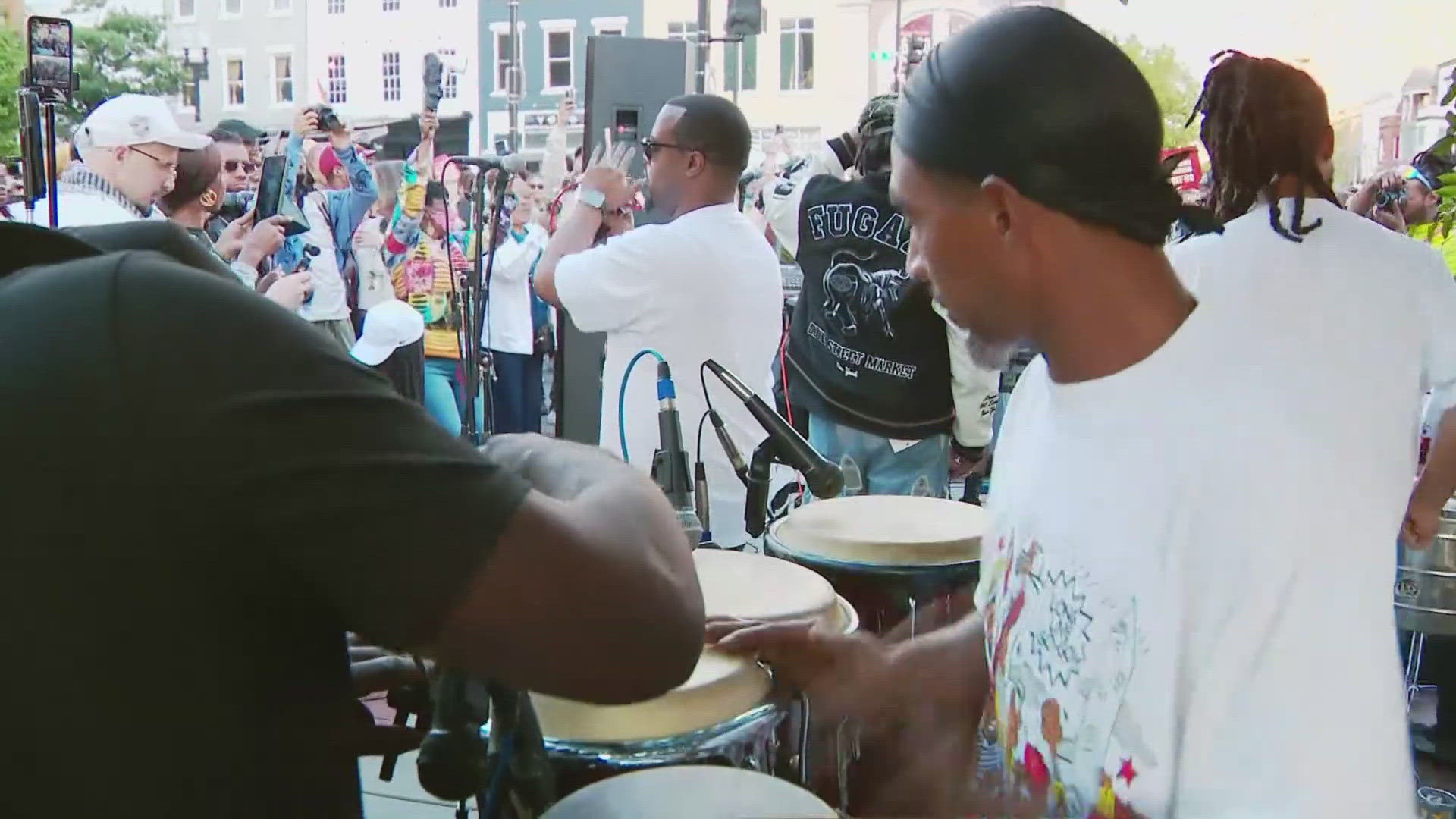 DC residents protest federal policing with Go-Go music | wusa9.com