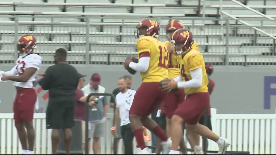 Washington Commanders players battle for a spot on the team | wusa9.com