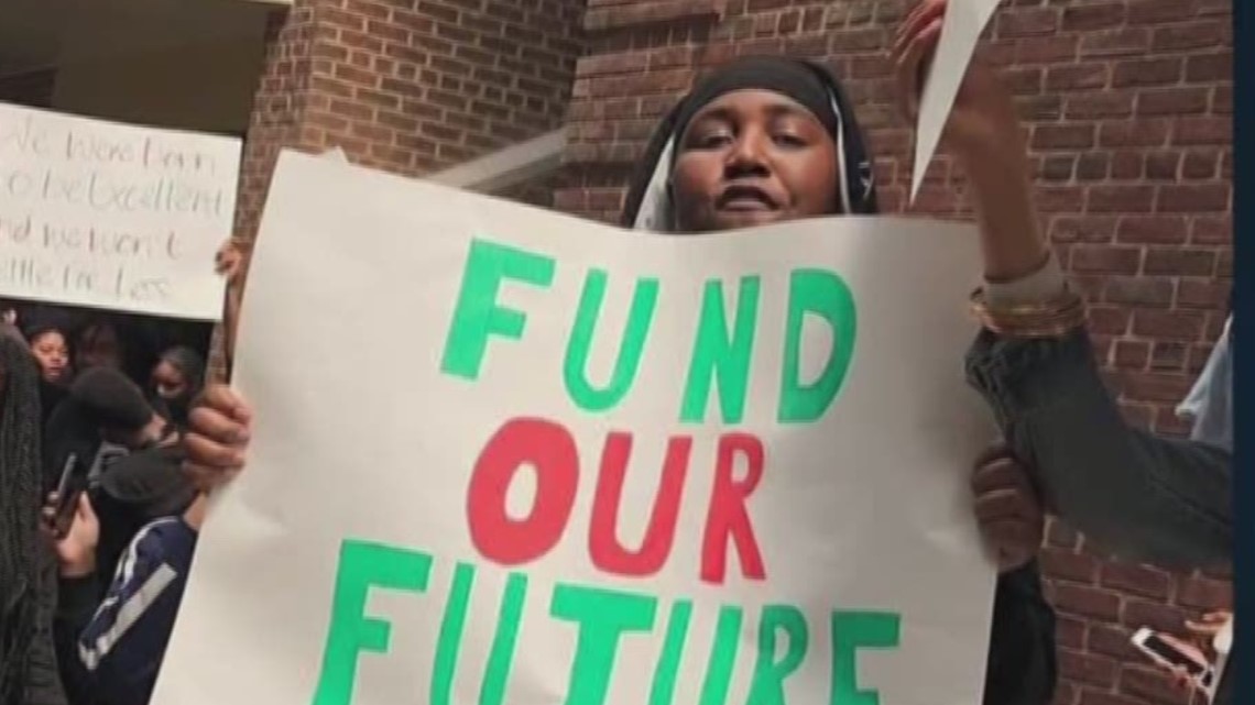 Phelps High School students protest 'lack of support' from principal ...