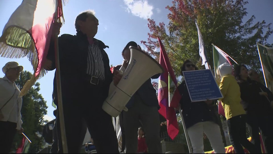 Peace rallies outside Israel embassy in DC after Hamas attacks | wusa9.com